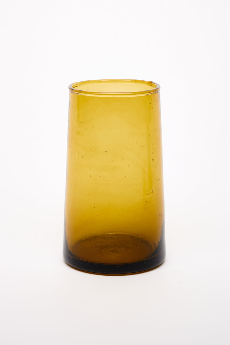 Multicolor Recycled Glass Tall Drinking Glasses | Rentrayage