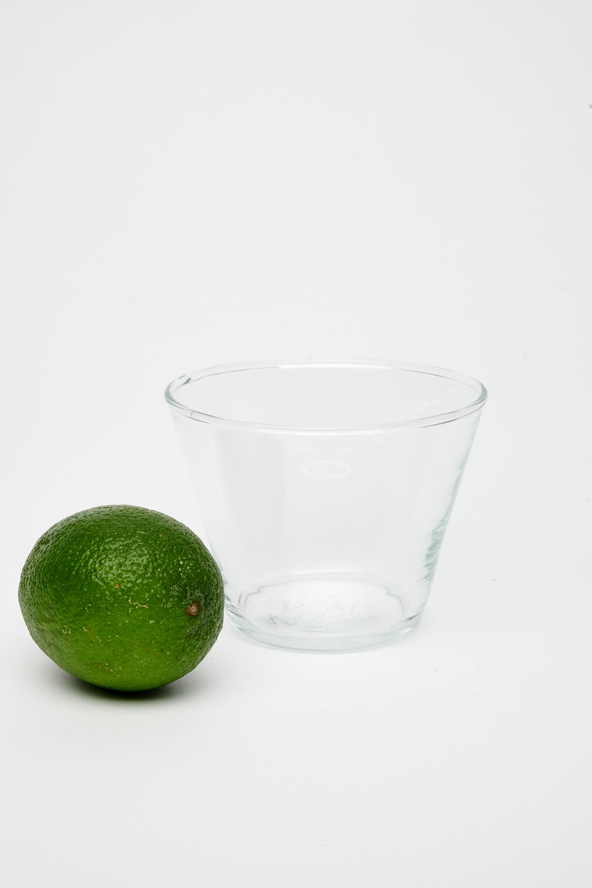 Clear Recycled Glass Short Drinking Glasses | Rentrayage
