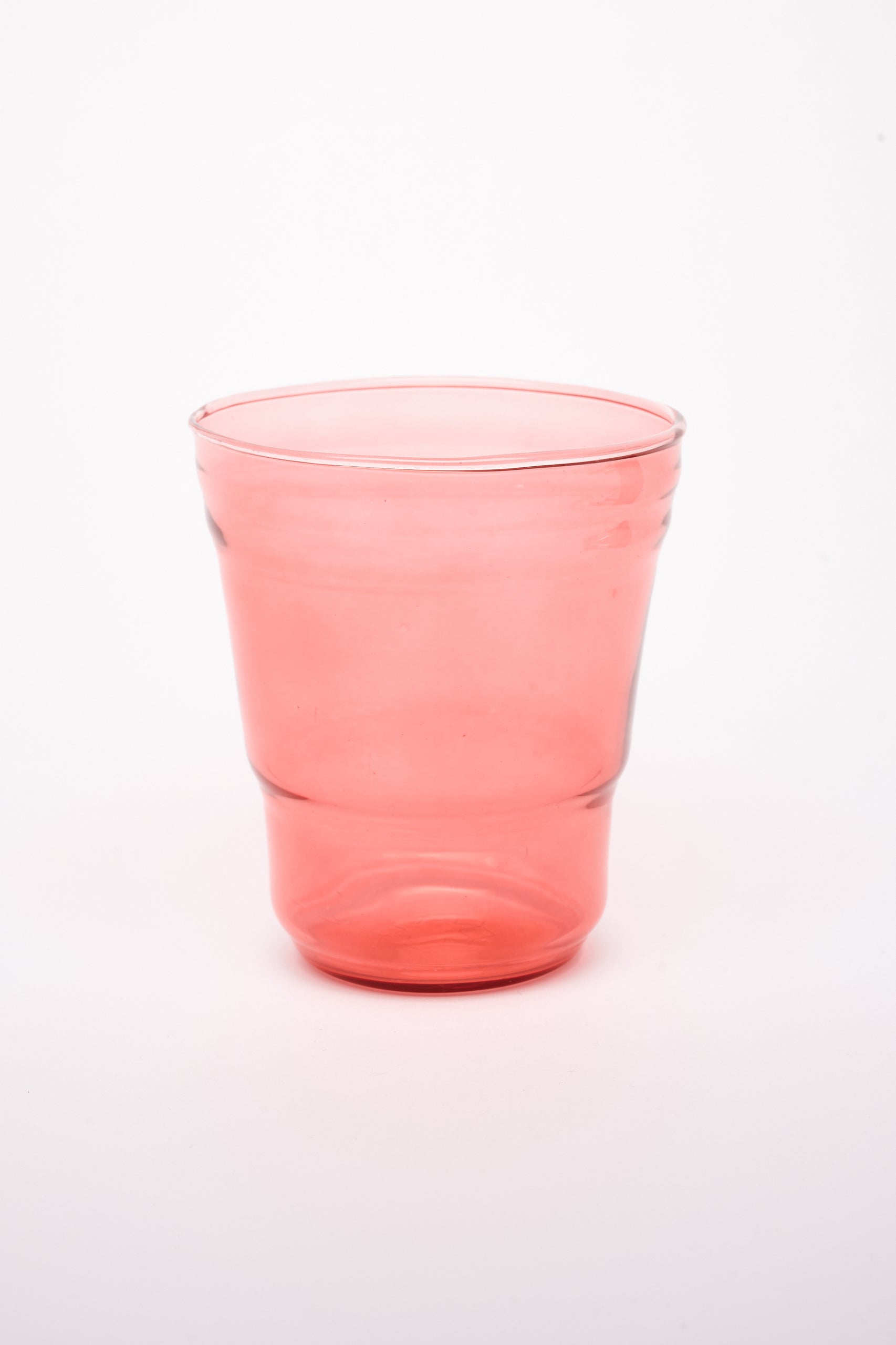 Peony Pink Recycled Glass Tall Drinking Glasses | Rentrayage